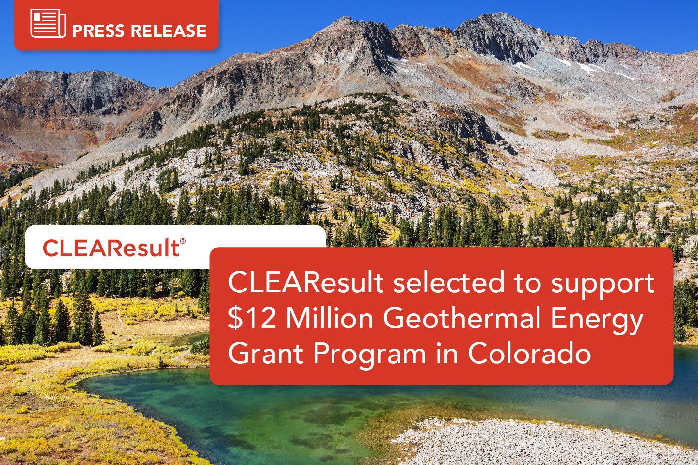 CLEAResult selected to support $12 Million Geothermal Energy Grant Program in Colorado | CLEAResult